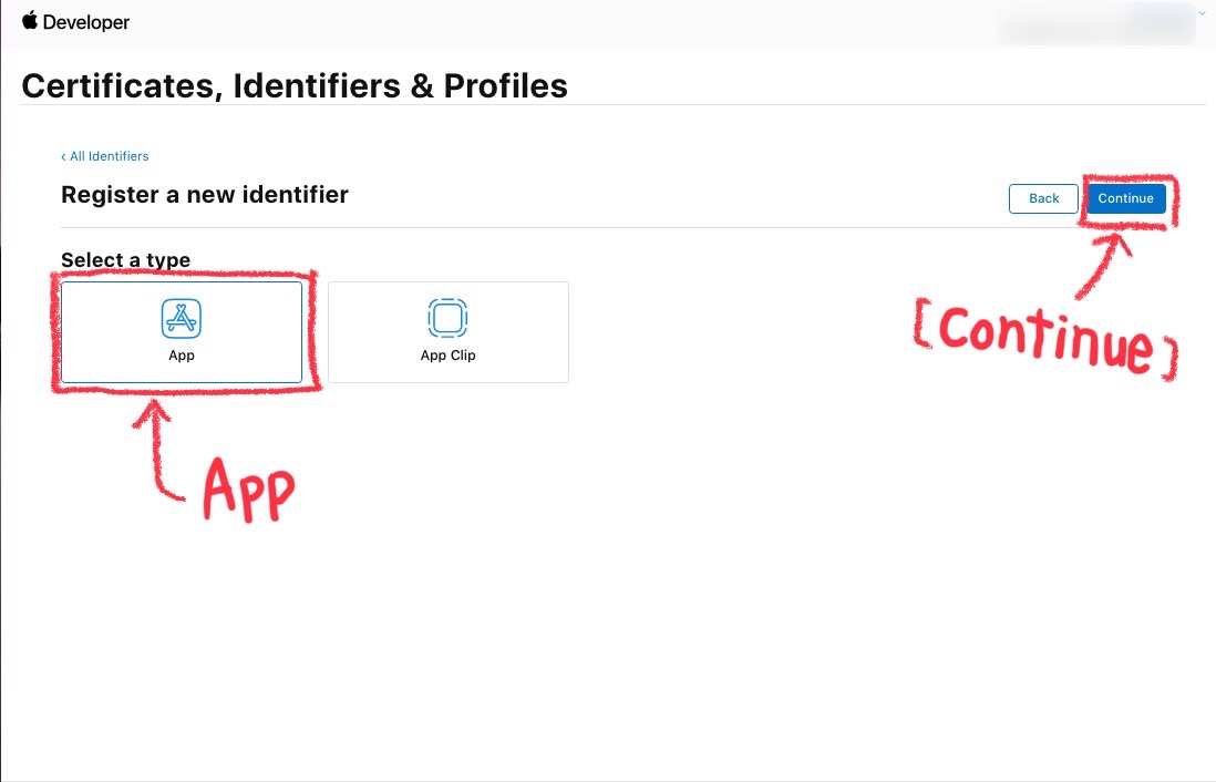 【Apple Developer】Identifiers登録してプロファイルを作成 | ハルブログ